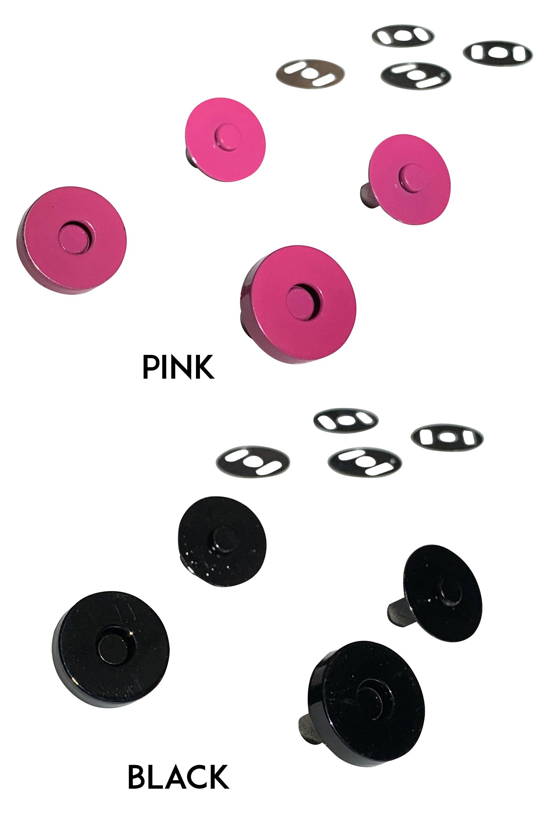 Colorful Magnetic Snaps: Pink – Sew Mine